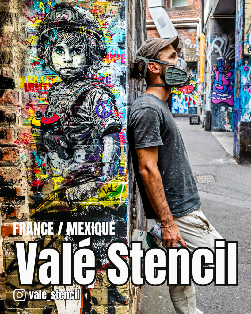 Valé Stencil | Street Art Fest Grenoble-Alpes